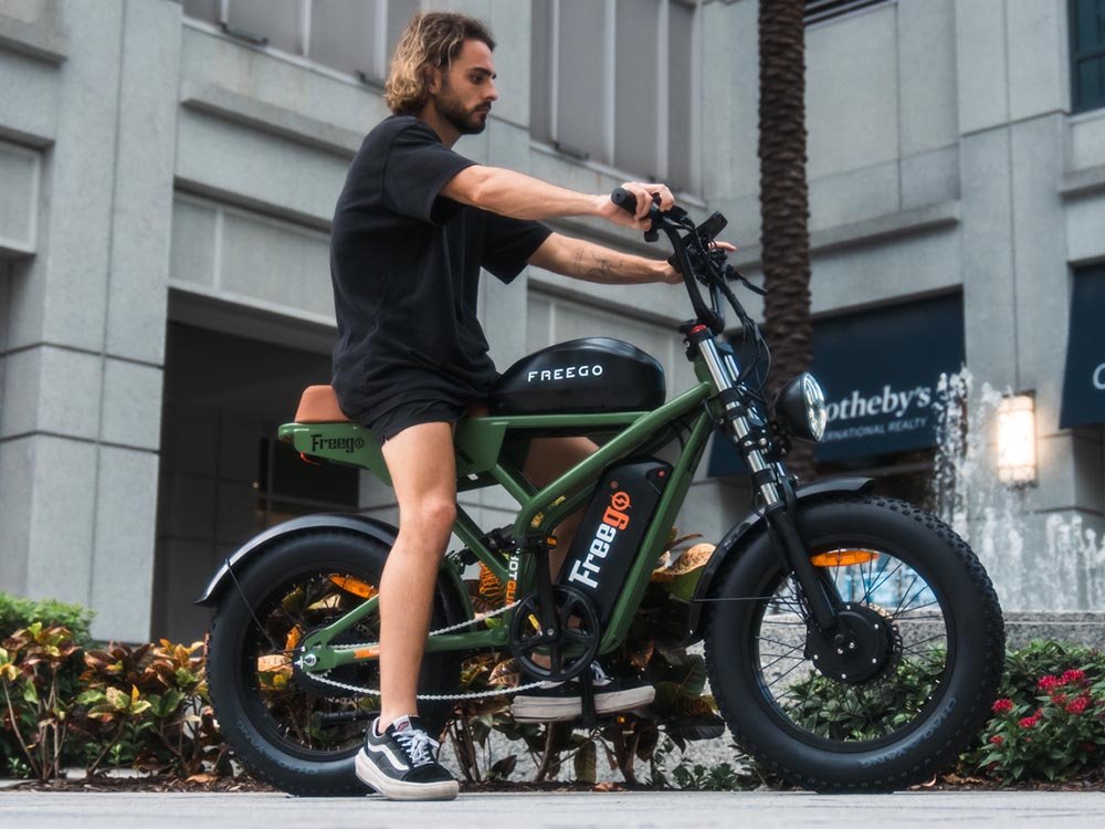 Freego Flash F3 Pro Dual Motor and Battery Cafe Racer eBike ...