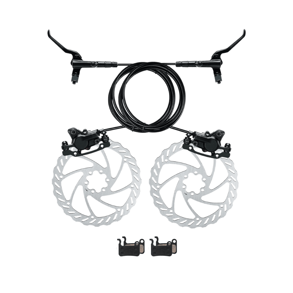 Freego eBike Hydraulic Disc Brake Set (Lever + Caliper + Disc + 2 Pads ...